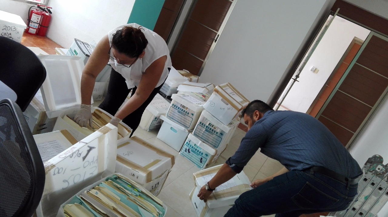 Revisión de la instalación de la bodega de archivo de concentración ...